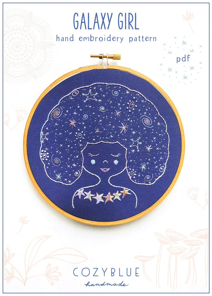 galaxy girl PDF pattern – cozyblue