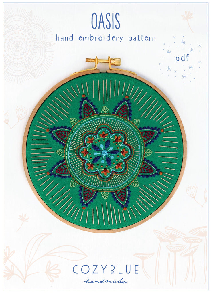 oasis PDF pattern – cozyblue